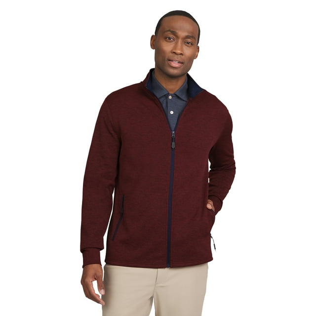 Chaps Golf Mens & Big Men's Performance Fleece Full-Zip Jacket, Sizes S ...