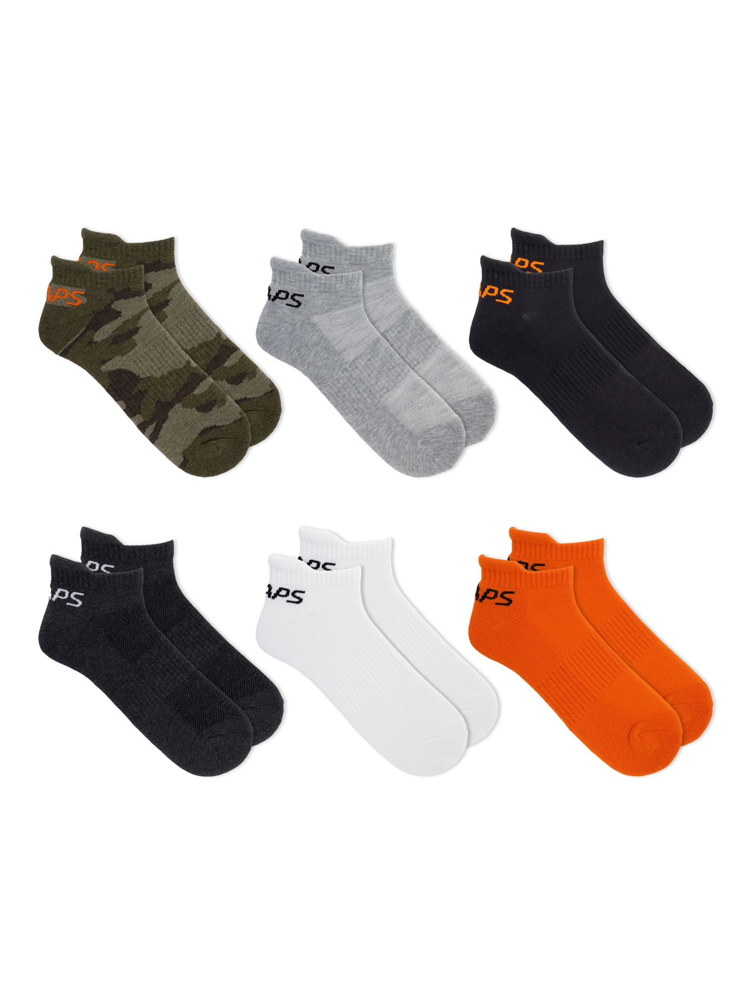Chaps men's Camoflage Low Cut Socks - 6-Pack - Walmart.com