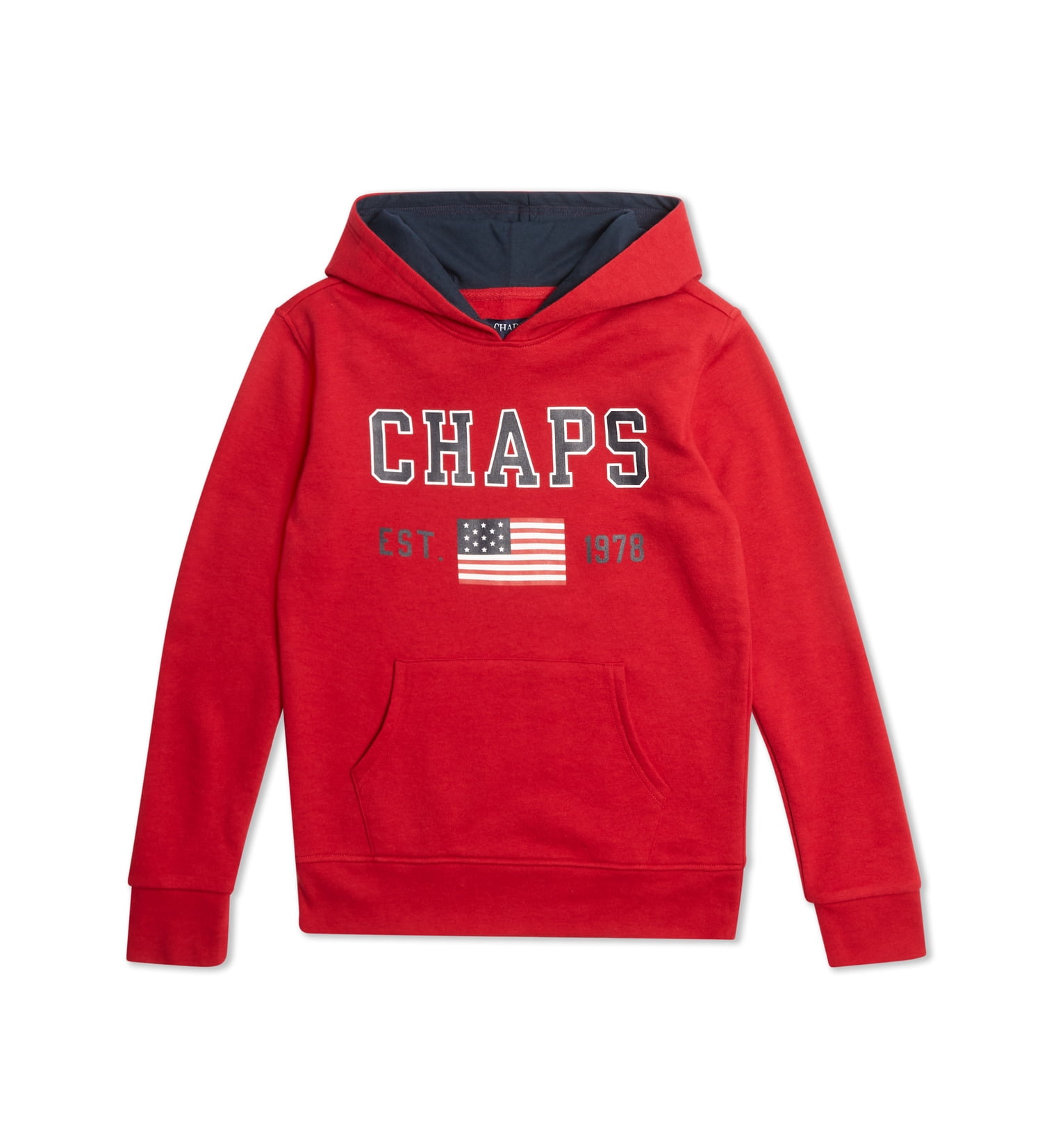 Chaps Toddler Boy Long Sleeve Pull Over Hoodie, Sizes 2T-5T - Walmart.com