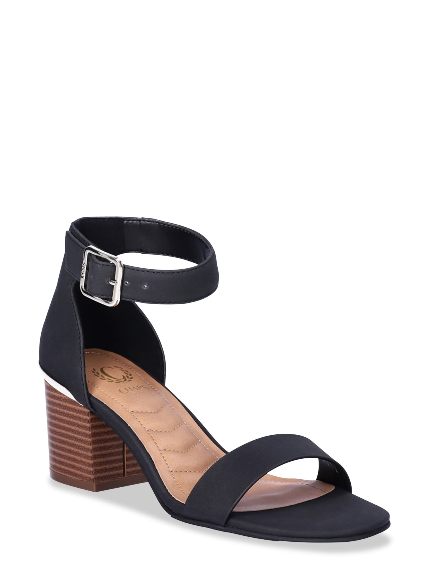 Chaps Women’s Camilla Block Heel Sandals, Sizes 6-11 - Walmart.com