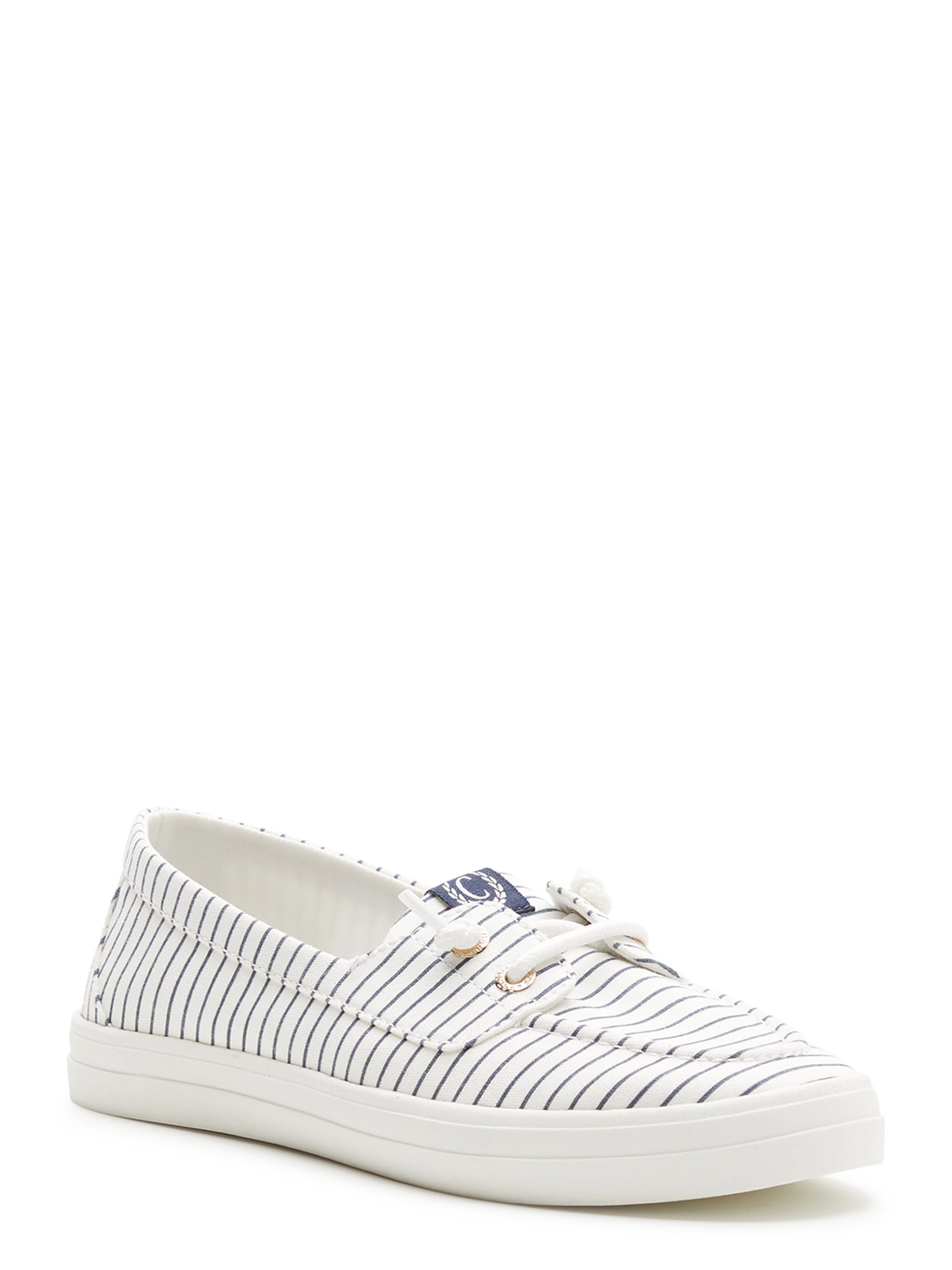 Chaps Women's Fairwinds Canvas Slip On Boat Shoes - Walmart.com
