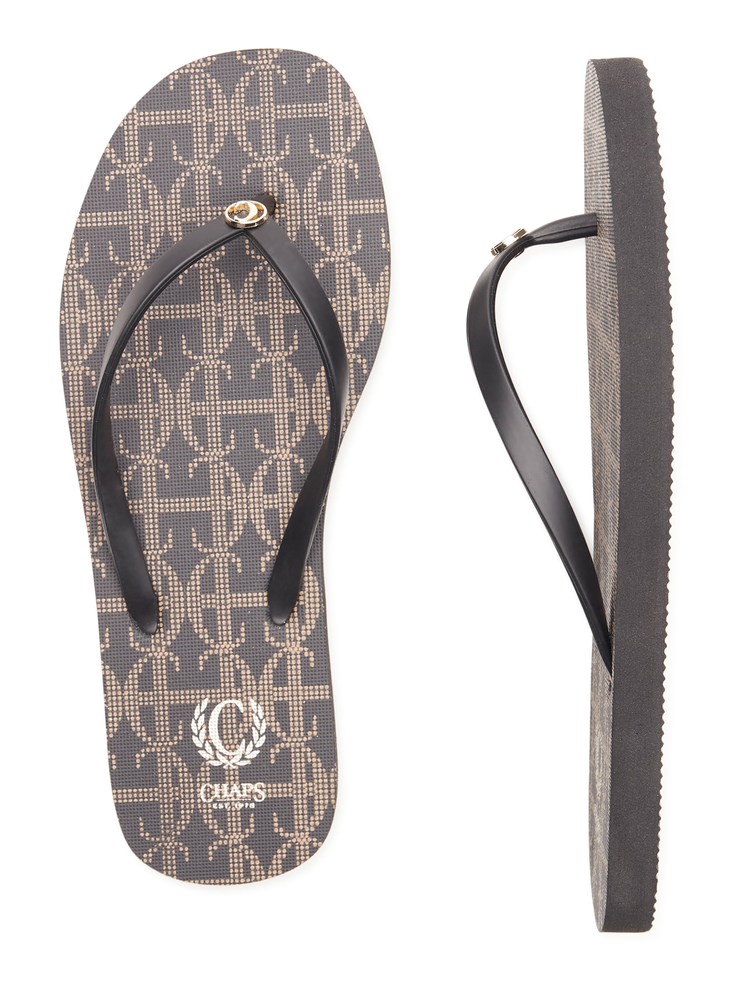 Chaps Women's Ivy Thong Flip Flop Sandals - Walmart.com