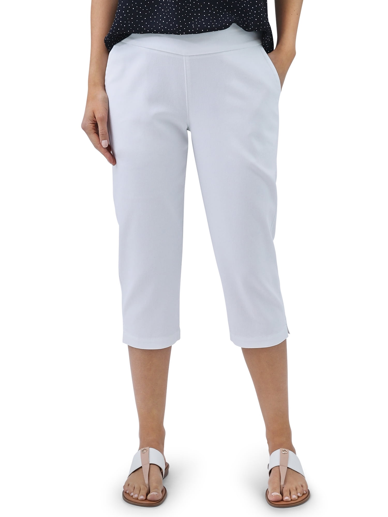 Chaps Women's Stretch Pull On Capris - Walmart.com