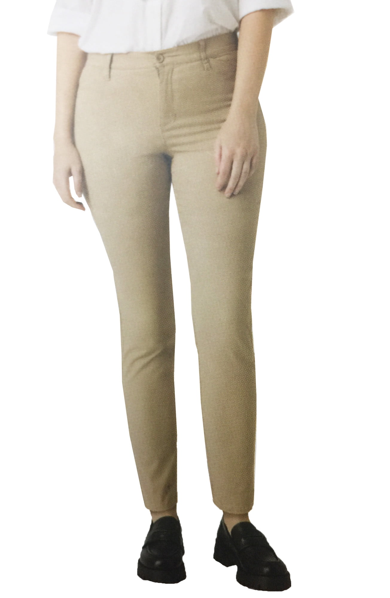 Chaps Women's Stretch Trouser Pant (Khaki, 14) - Walmart.com
