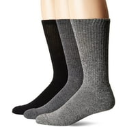 Chaps Marled True Rib Crew Socks, 3 Pairs - Walmart.com