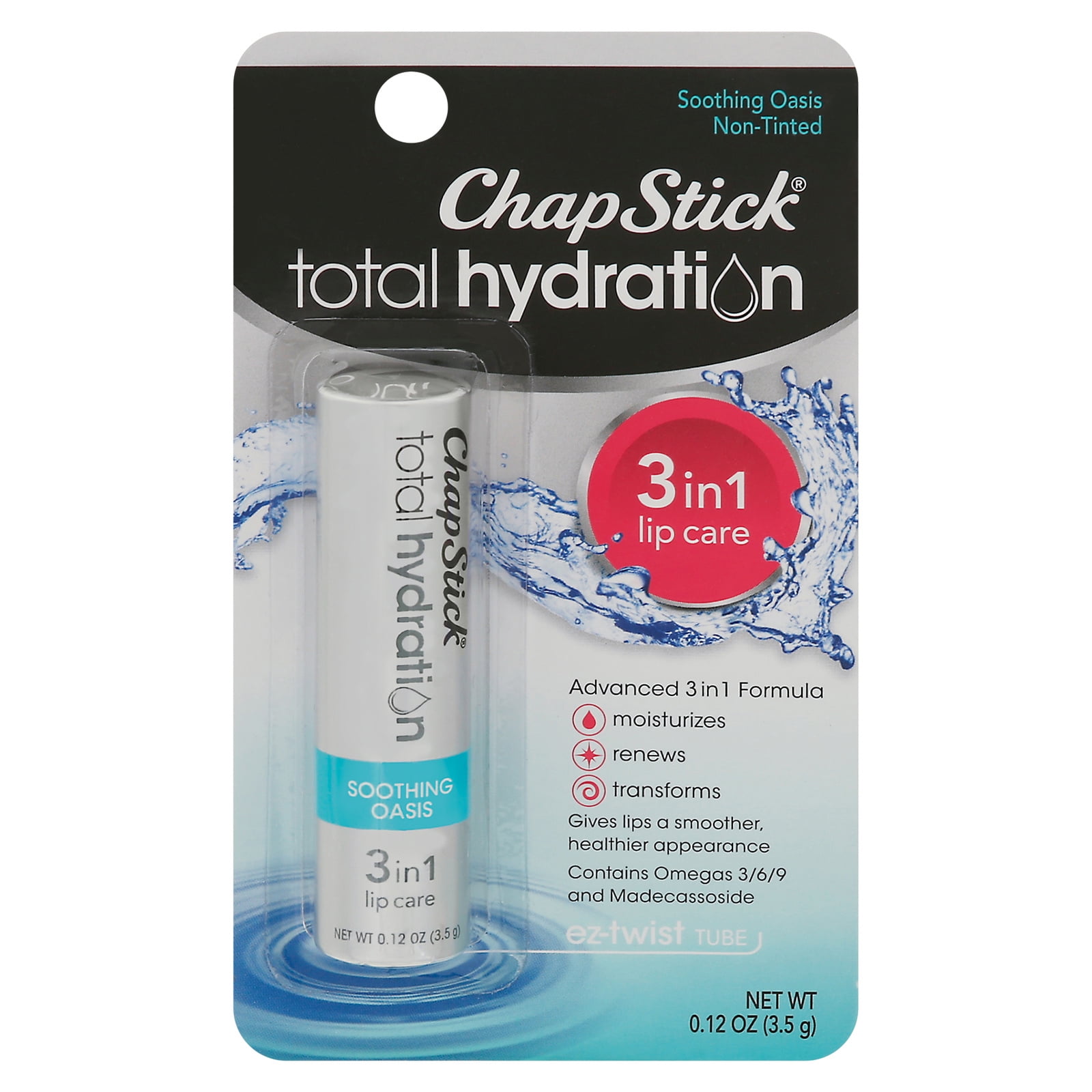 Chapstick - Lip Balm Ttl Hydrtn Sthng - 1 Each-.12 OZ - Walmart.com