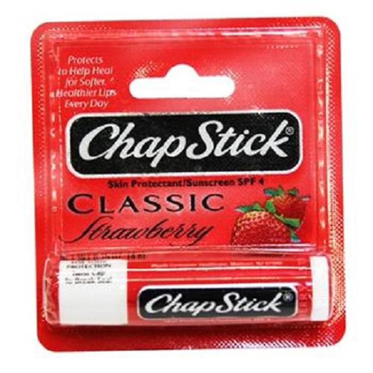 Chapstick, Strawberry Lip Protectant, Count 1 - Lip Balm / Grab ...