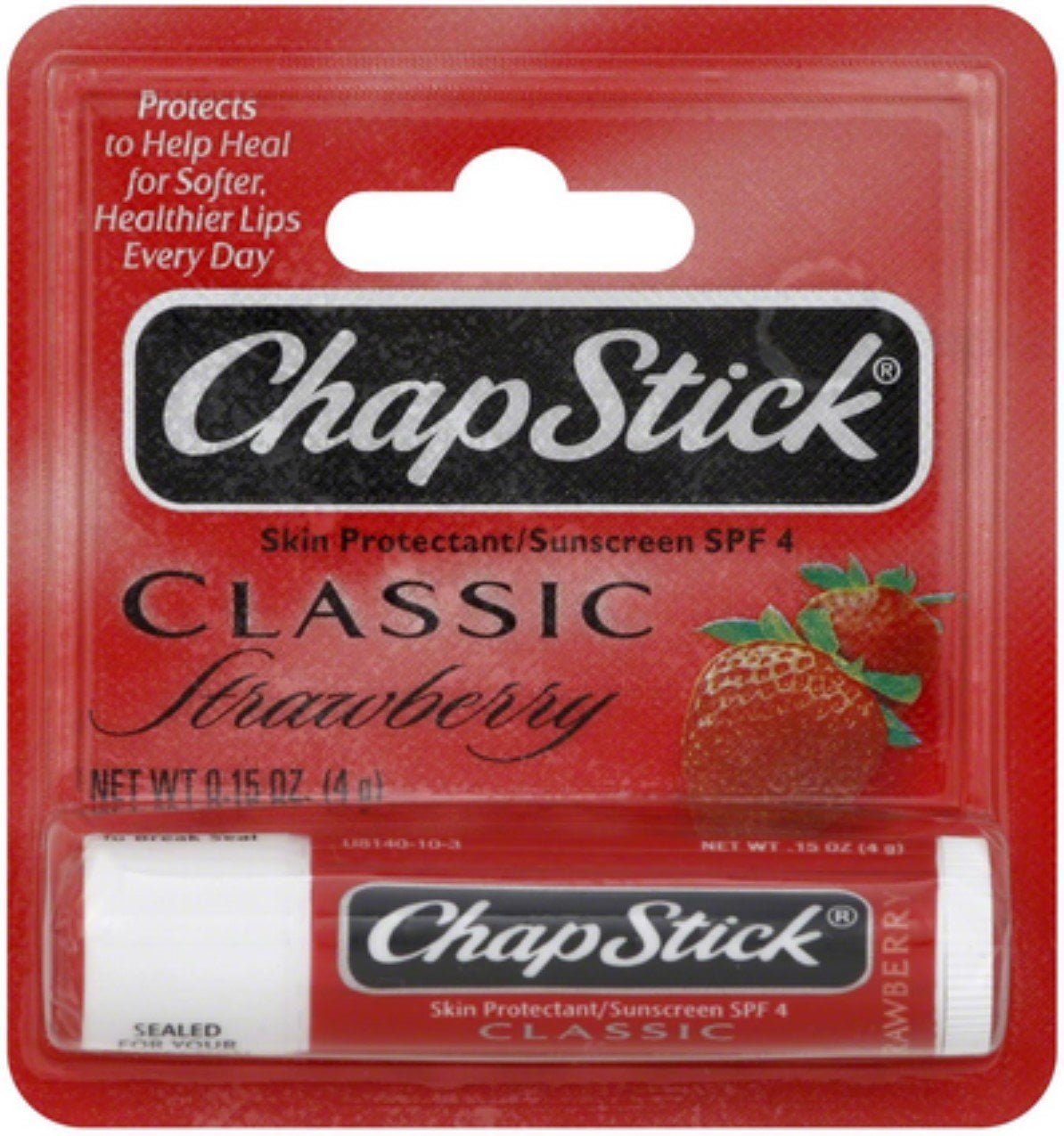 Chapstk Strawberry Size .15Z Chapstick Strawberry .15Oz - Walmart.com