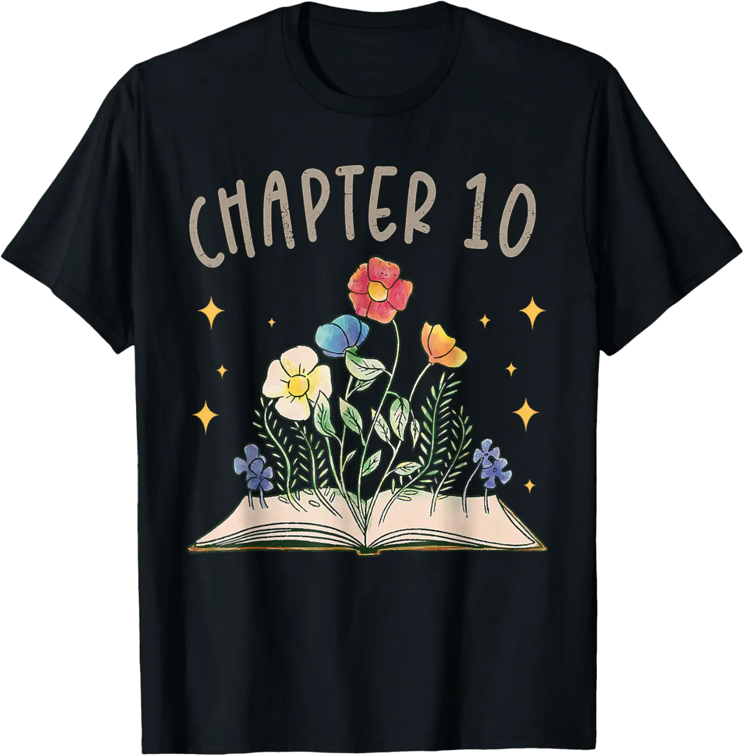 Chapter 10Th Birthday Bookworm 10 Years Old Bookworm T-Shirt - Walmart.com