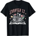 Chapter 11Th Birthday Bookworm 11 Years Old For Book Loves T-Shirt ...