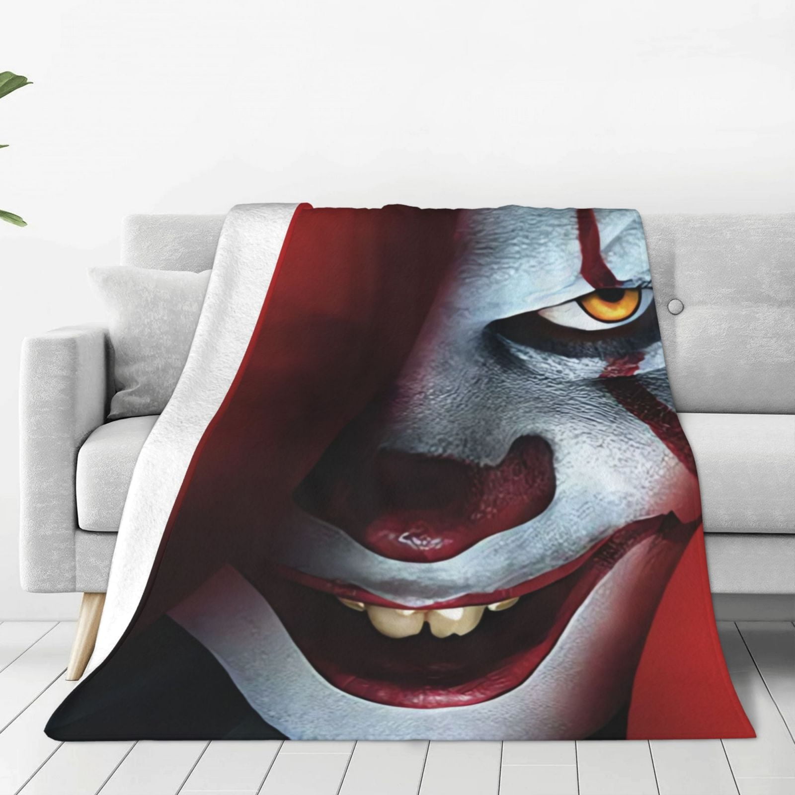It Chapter 2 Pennywise Throw Blanket Couch Bed Sofa Soft Lightweight ...