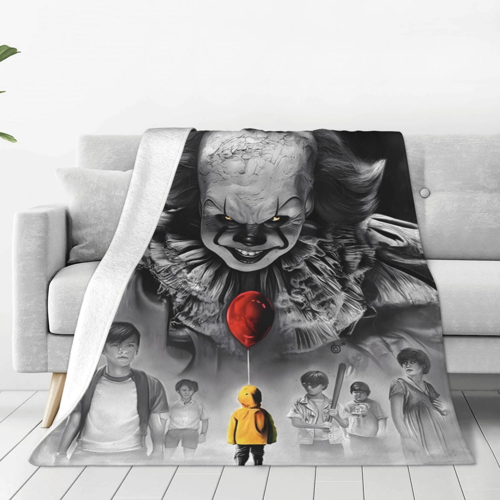 It Chapter 2 Pennywise Throw Blanket Couch Bed Sofa Soft Lightweight ...