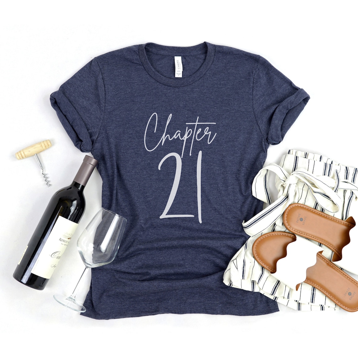 Chapter 21 Tee - 21st Birthday T-Shirt - Turning 21 Tee - 21st Year ...