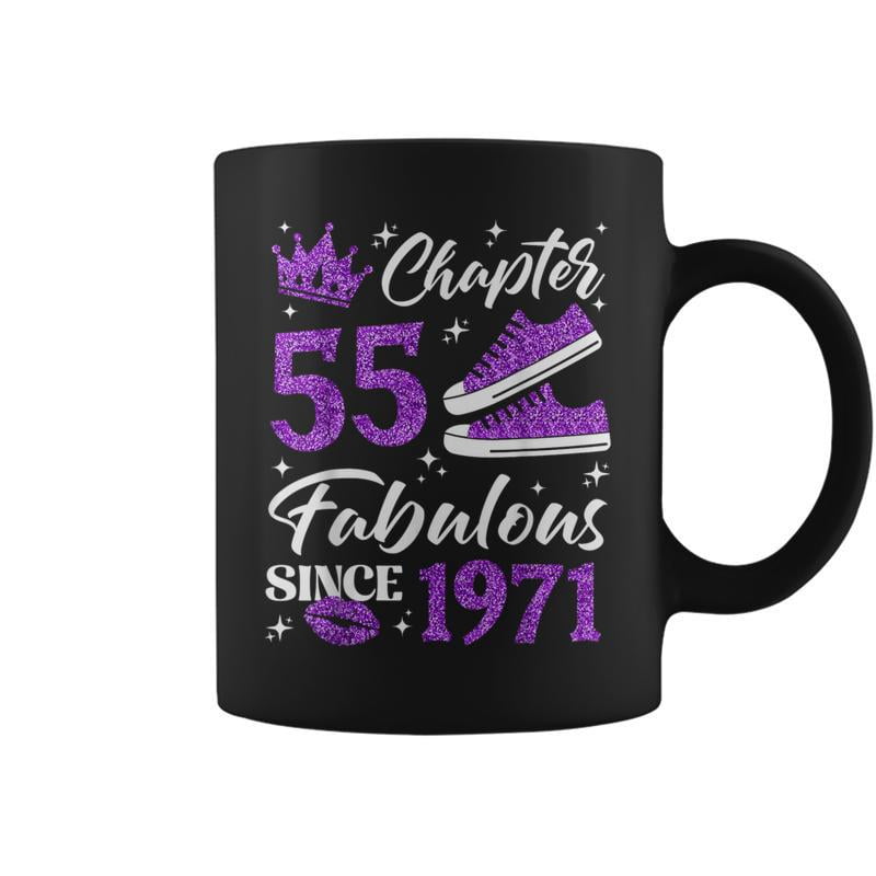 Chapter 55 Fabulous Since 1971 55Th Birthday Lady Coffee Mugs - Walmart.com