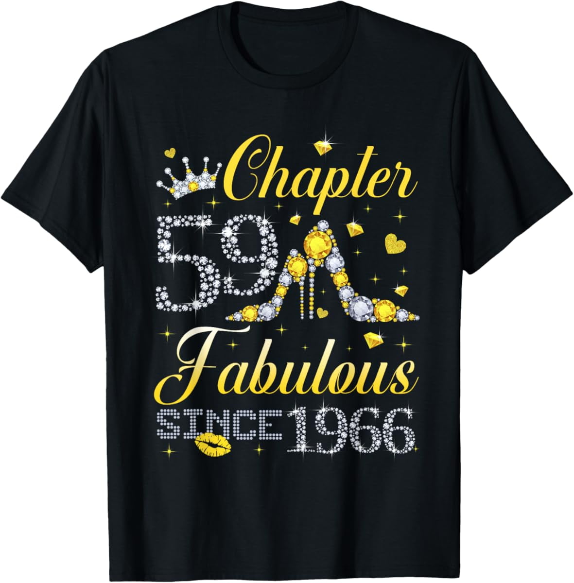 Chapter 59 Fabulous Since 1966 59Th Birthday Women Unisex T-Shirt S-5Xl ...