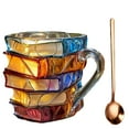 Chapter Book Mug 3D Cup, 11 Oz Chapter Book Mug, Upgraded Books Coffee ...