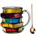 Chapter Book Mug 3D Cup, 11 Oz Chapter Book Mug, Upgraded Books Coffee ...