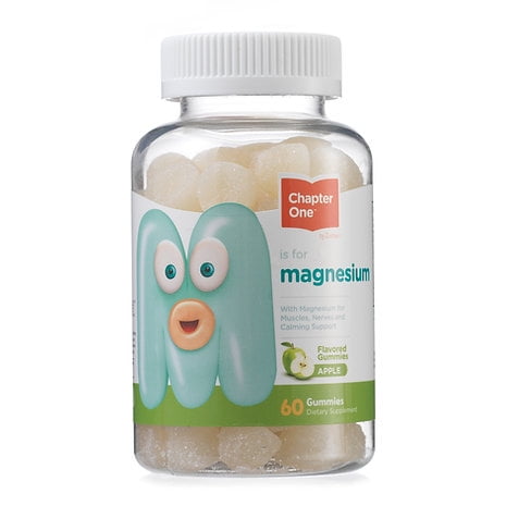 Chapter One Magnesium Gummies, Apple, 60 Gummies - Walmart.com