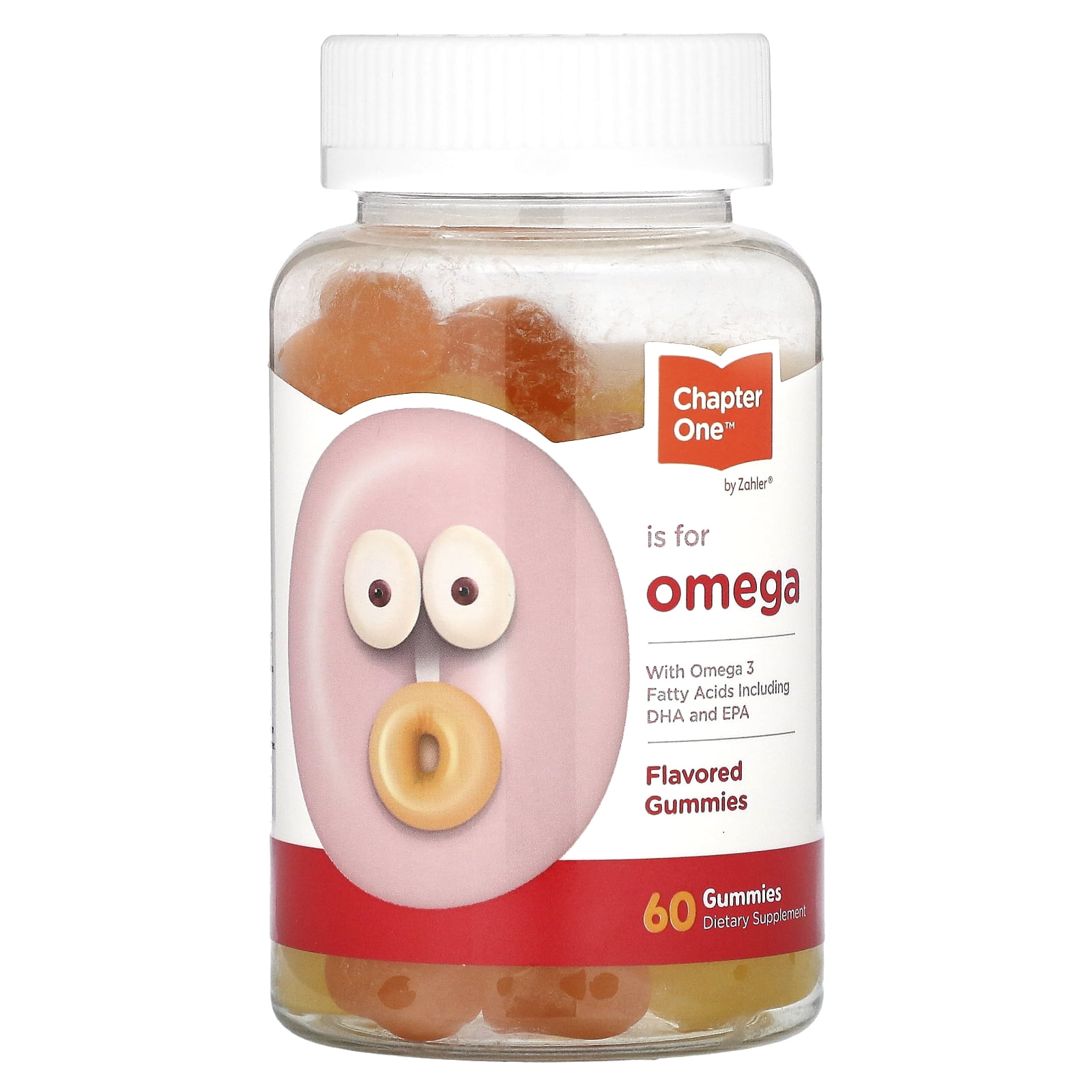 Chapter One Omega 3, Flavored Gummies, 60 Gummies - Walmart.com