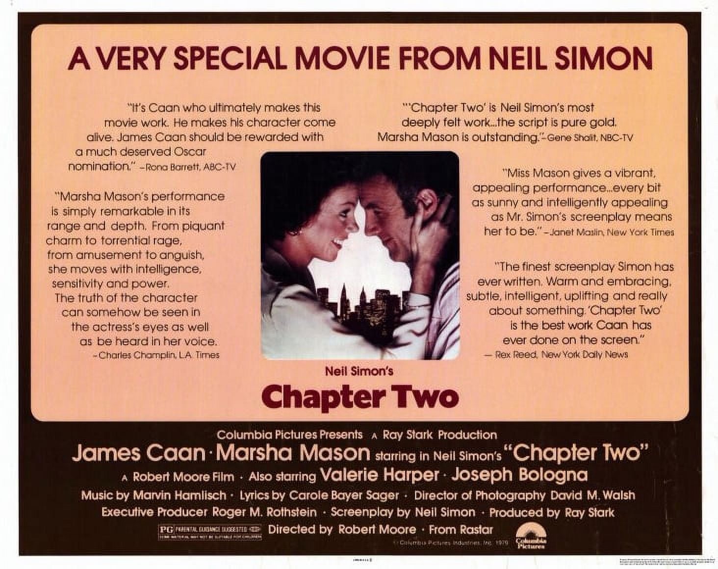 Chapter Two - movie POSTER (Style A) (11" x 14") (1980) - Walmart.com