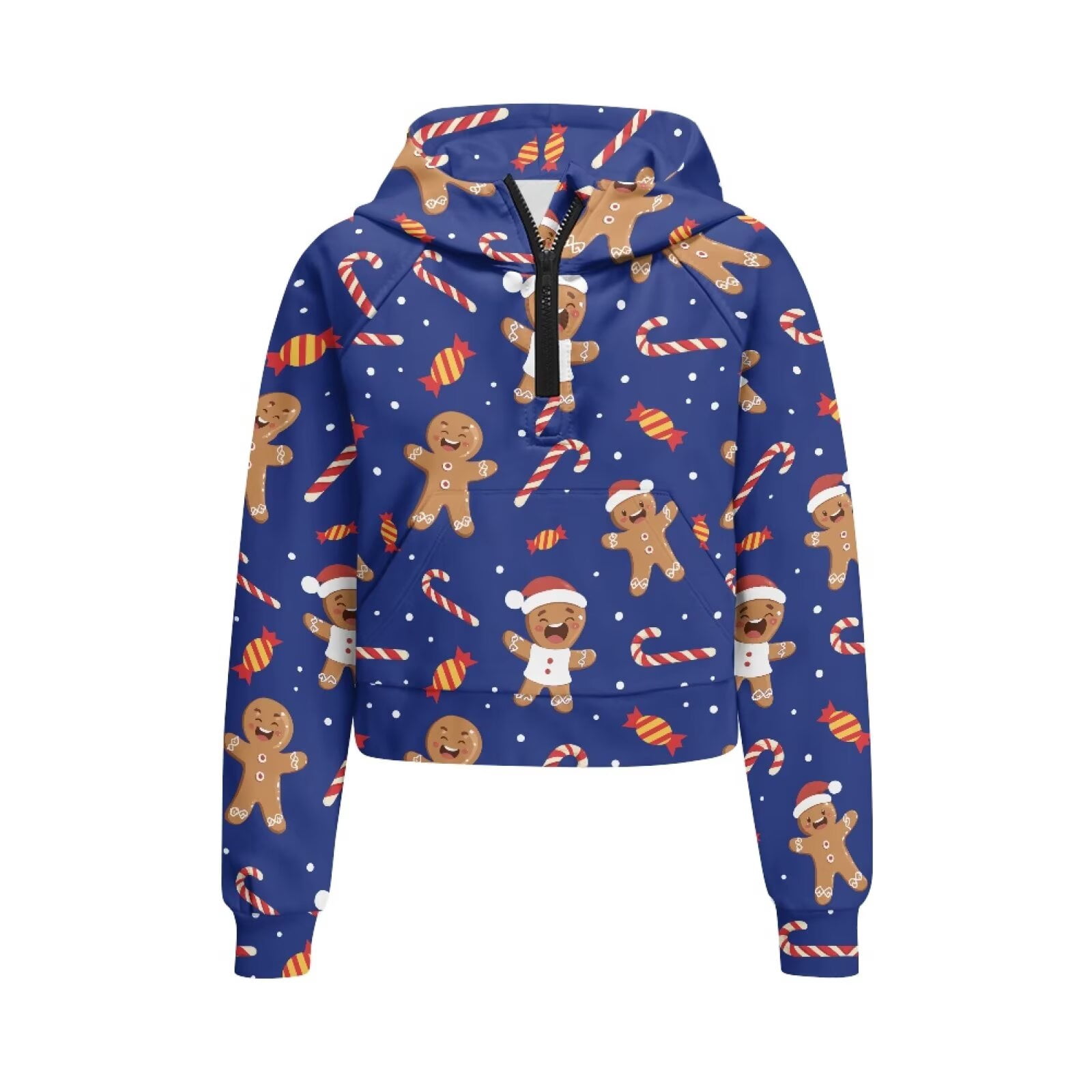 Chaqlin Gingerbread Man Cane Print Tiger Sweatshirts Rose Sweatshirts ...