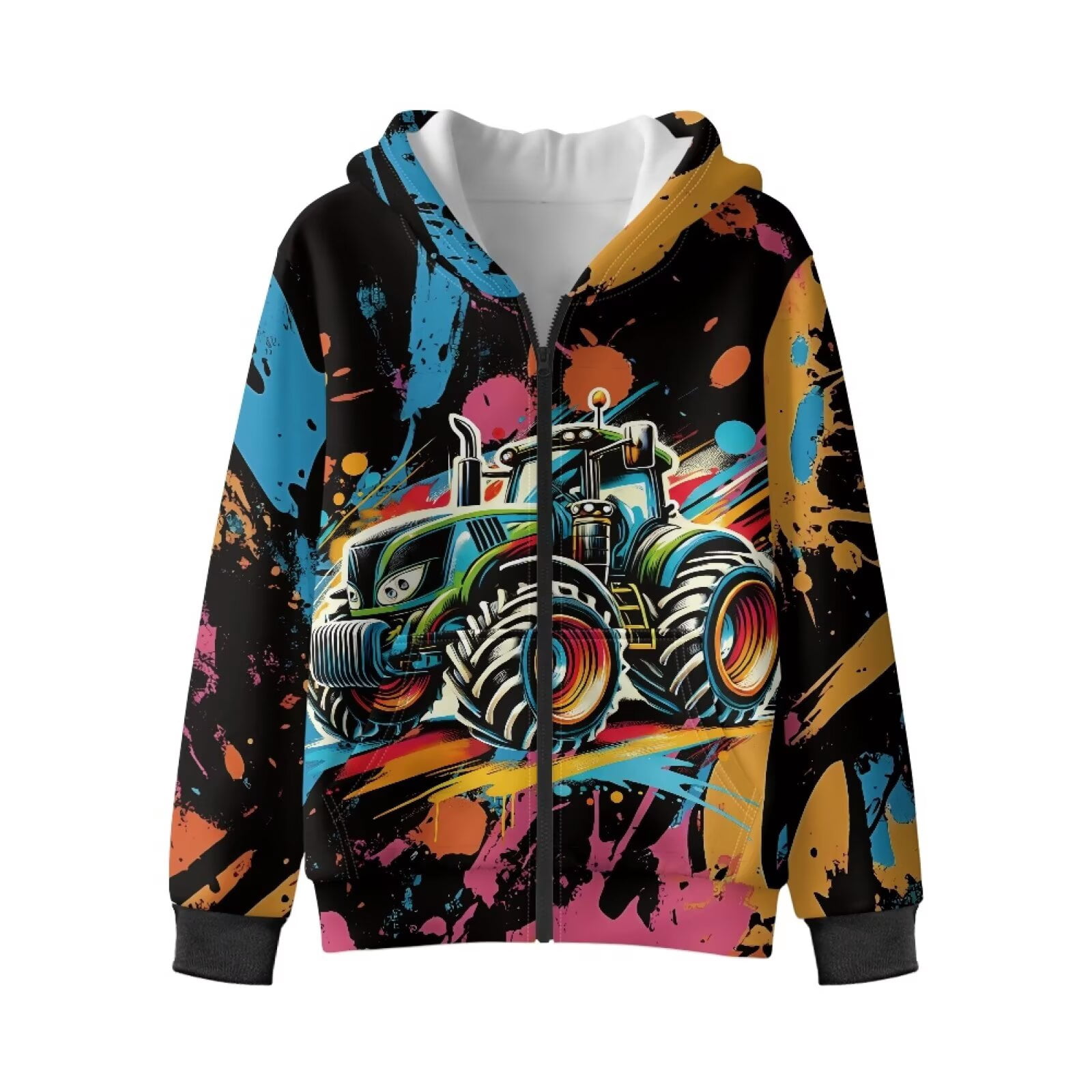 Chaqlin Zip Up Jacket for Girls and Teens -girls Fluffy Hoodies Soft ...