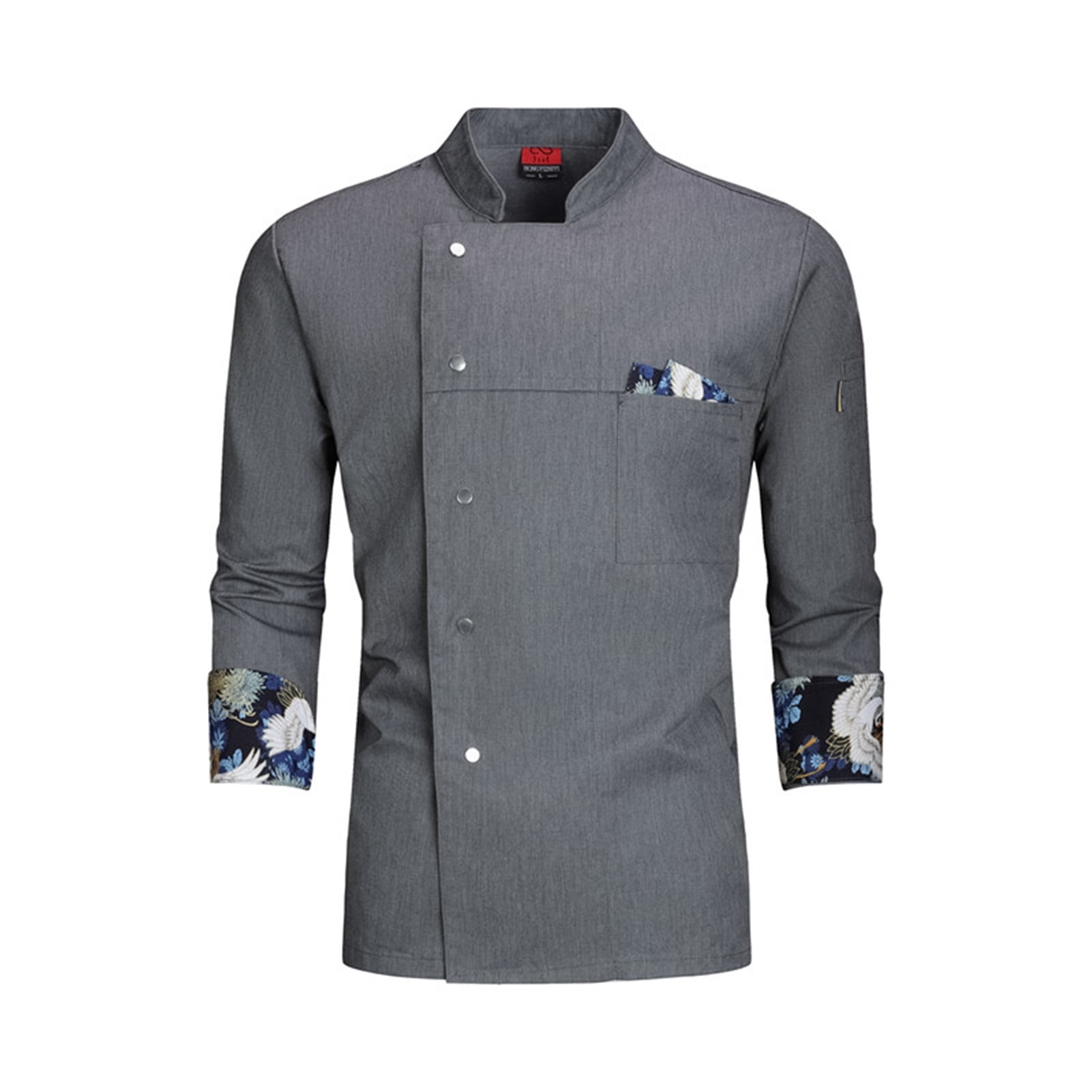 Chaqueta de Chef Chef Coat Long Sleeve Professional Kitchen Jacket ...