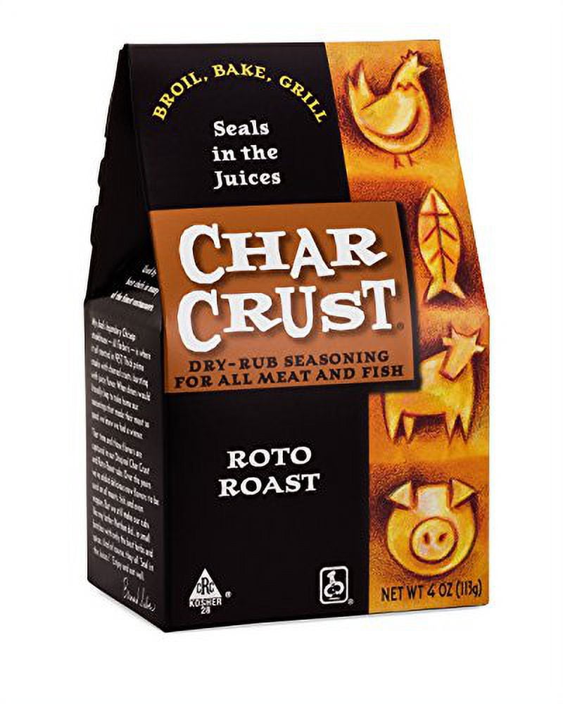 Char Crust Dry-Rub Seasoning, .. Roto Roast, 4 Ounce .. (Pack of 6 ...
