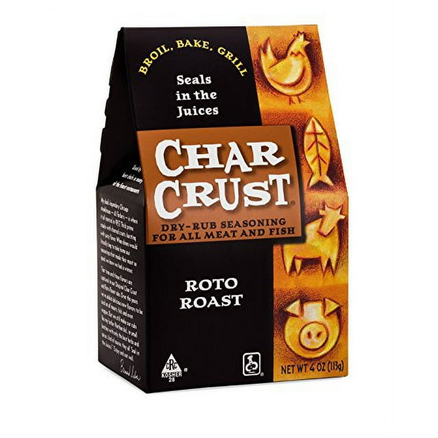 Char Crust Dry-Rub Seasoning, .. Roto Roast, 4 Ounce .. (Pack of 6 ...