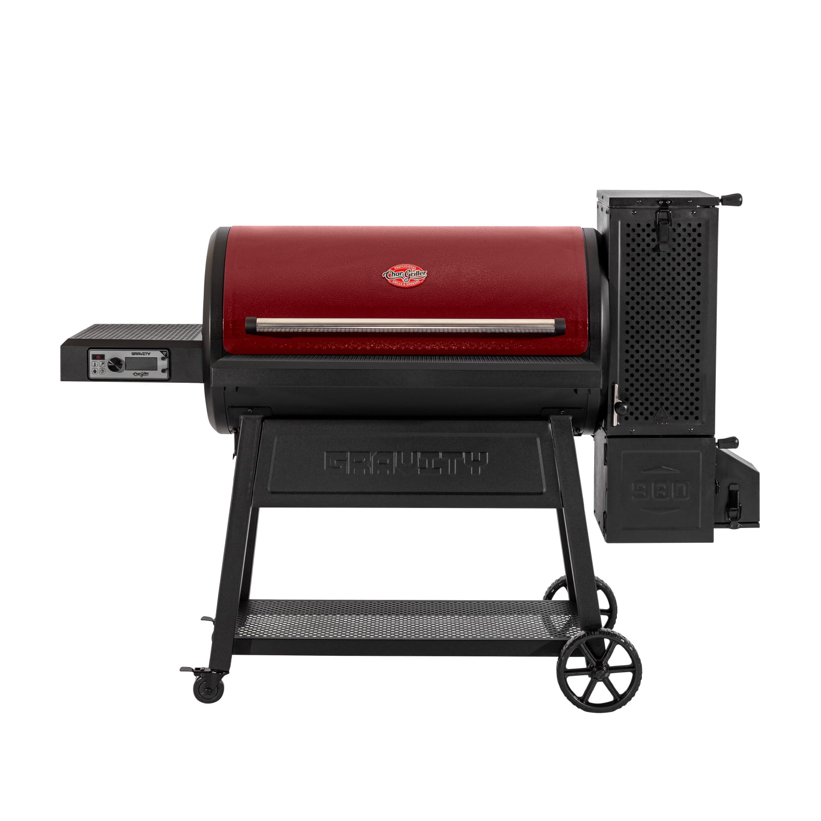 Char-Griller Gravity Fed 980 Smoker Grill | 38-in W Red Barrel Charcoal ...
