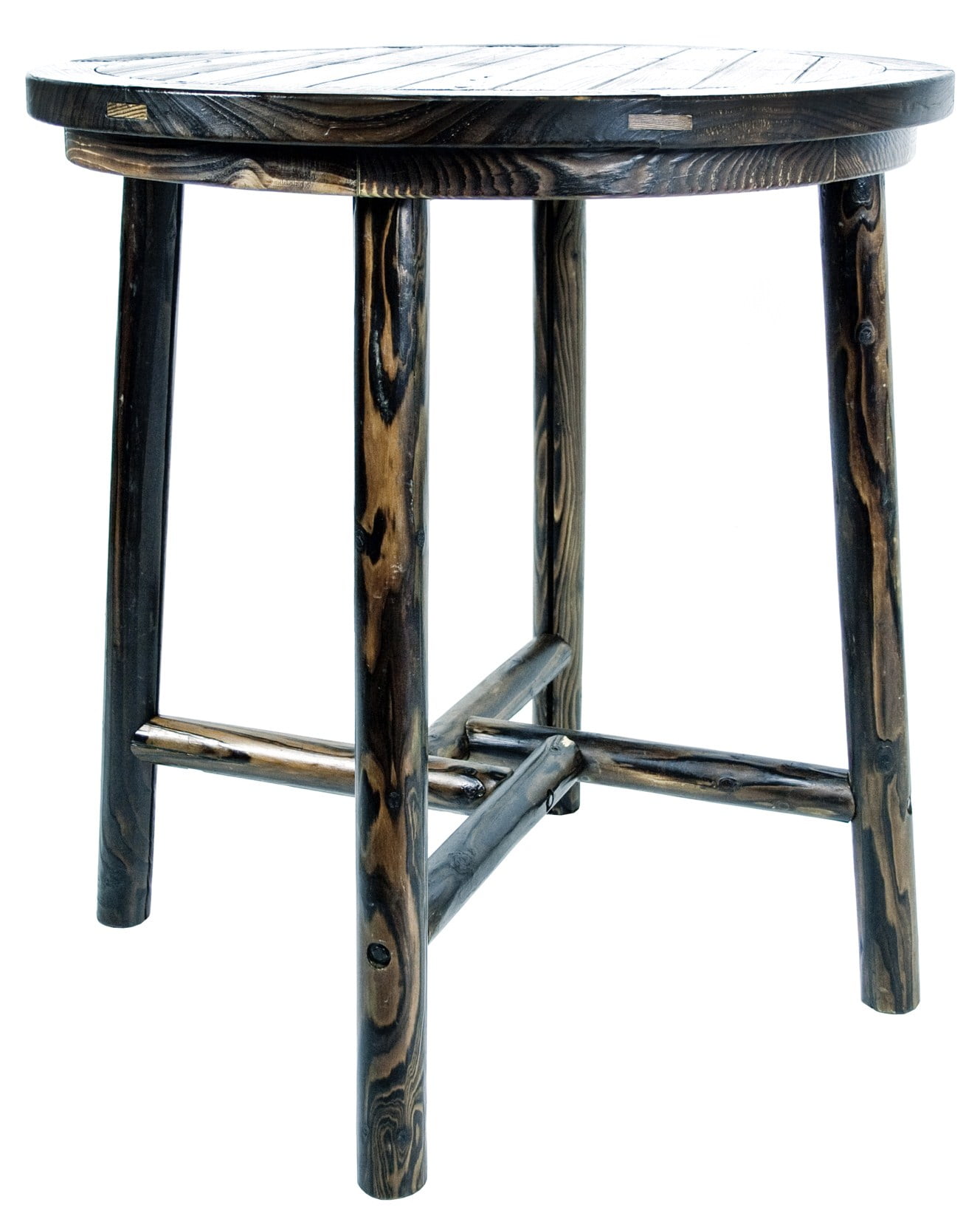 Char-Log Round Bar Table - Walmart.com