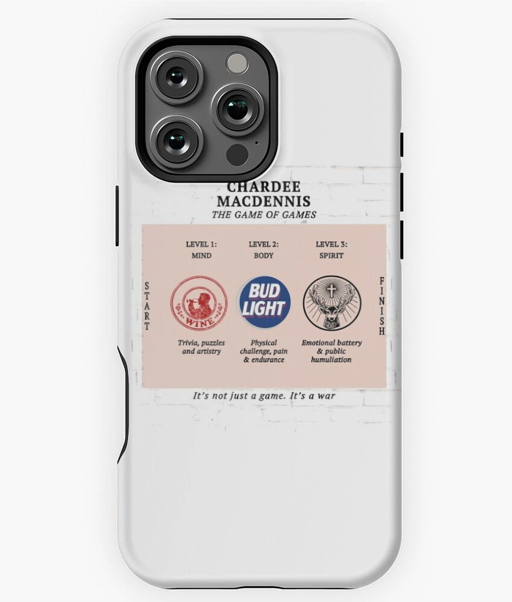 CharDee MacDennis The Game of Games Phone Case for iPhone 16 15 14 13 ...