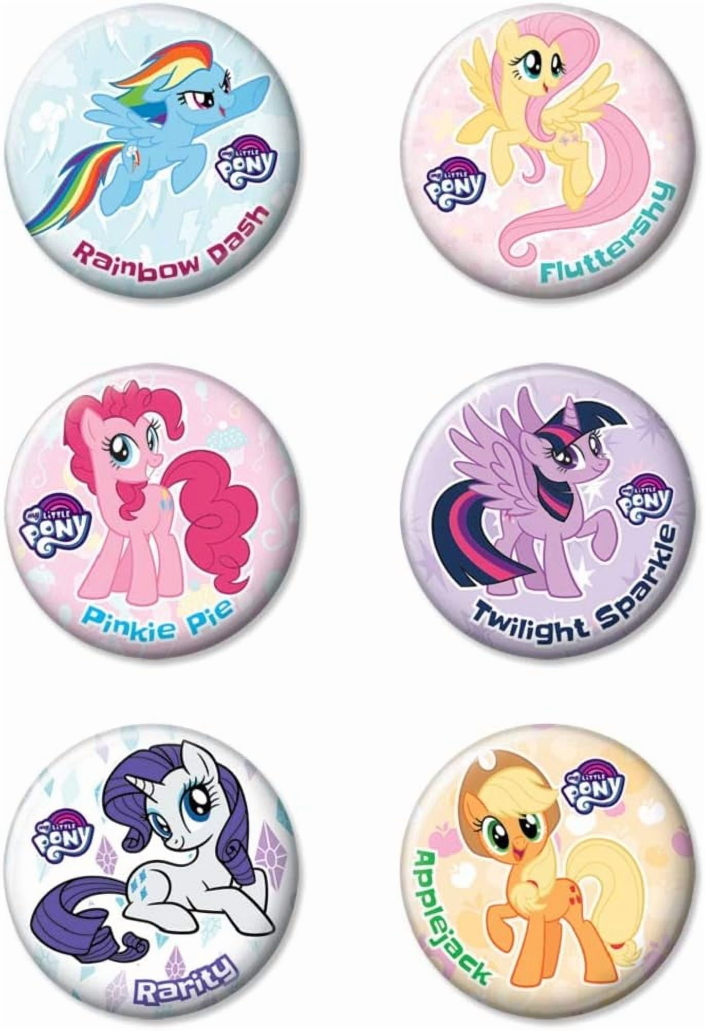 Character Assortment Set of 6 1.25" Collectible Buttons - Walmart.com