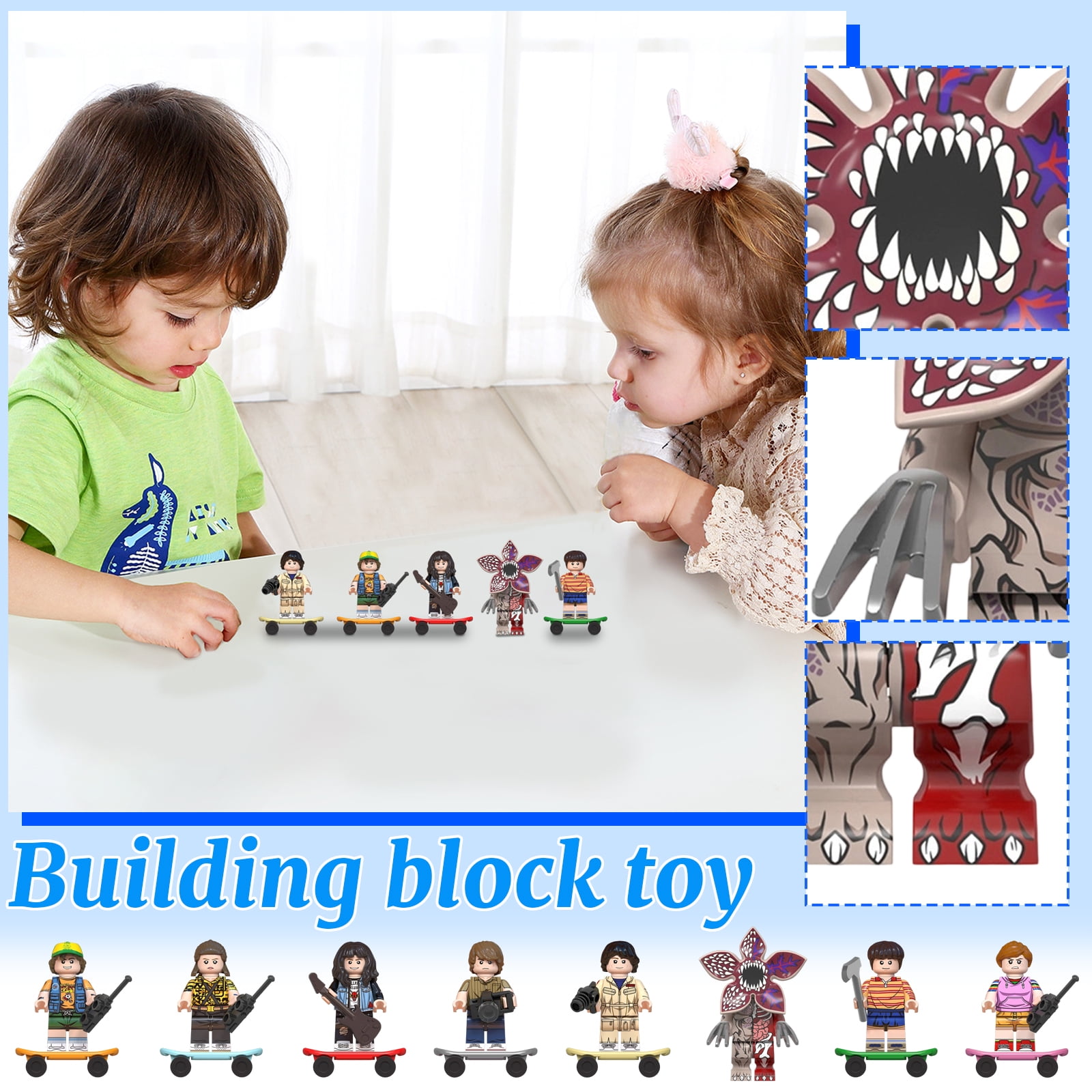 𝗡𝗲𝘁𝗳𝗹𝗶𝘅 - 𝗦𝘁𝗿𝗮𝗻𝗴𝗲𝗿 𝗧𝗵𝗶𝗻𝗴𝘀 Character Building Block Figurines, Cool ...