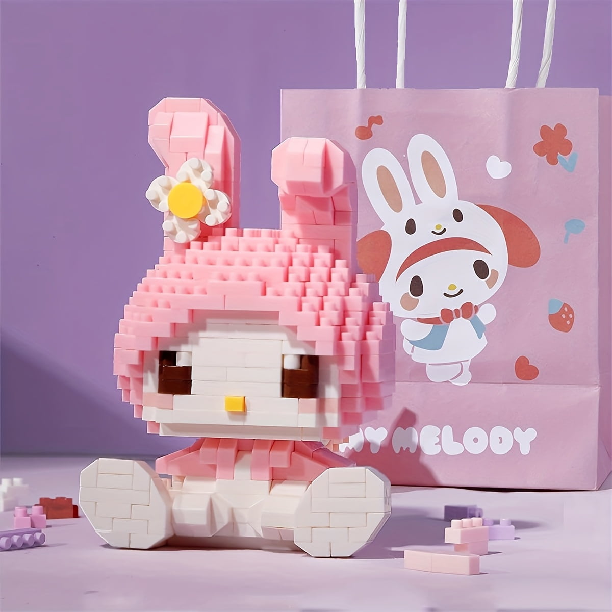 Character Building Blocks Set Hello Kitty, Kuromi, My Melody ...
