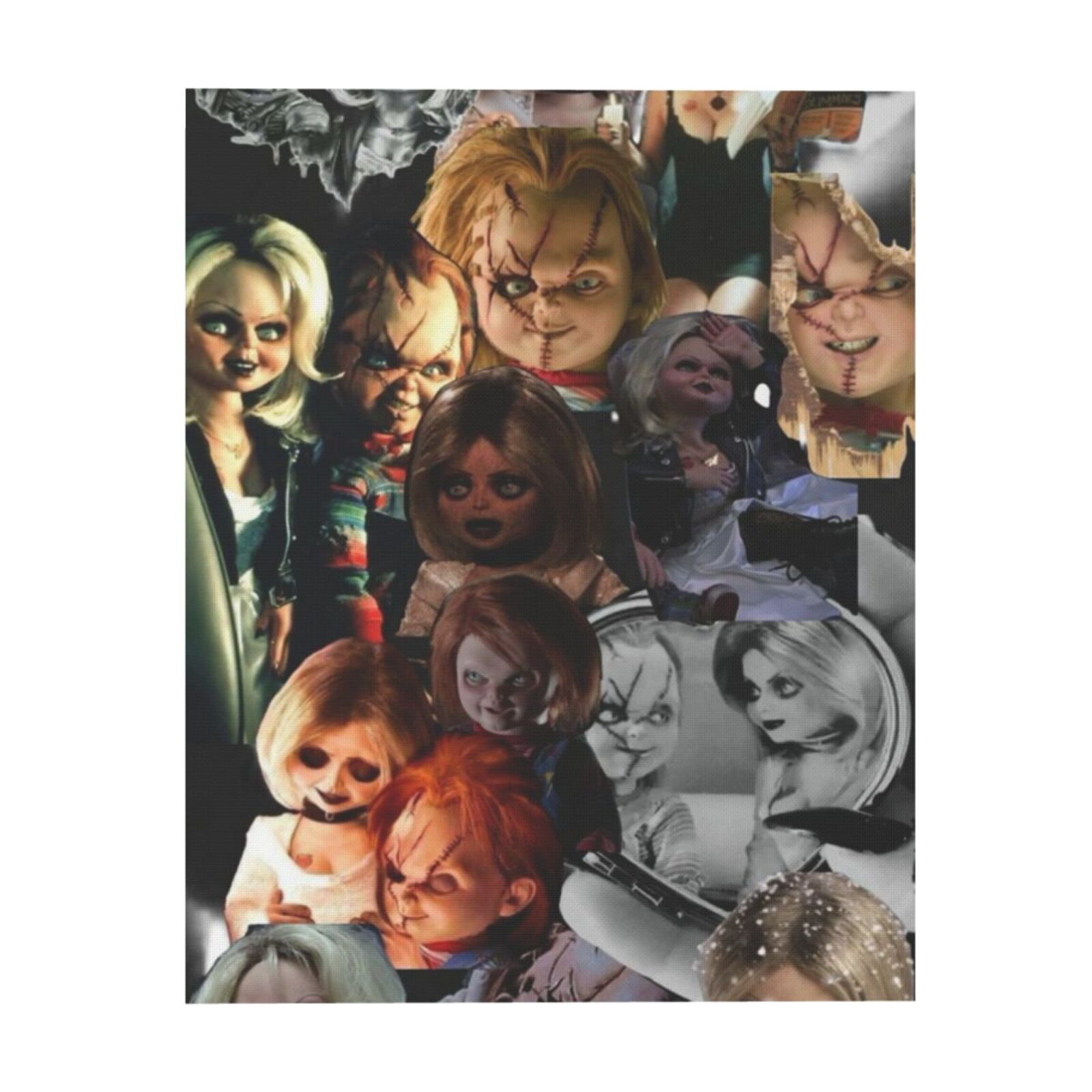 Character Chucky Pattern Canvas Decorative Poster Unframed Wall Art ...