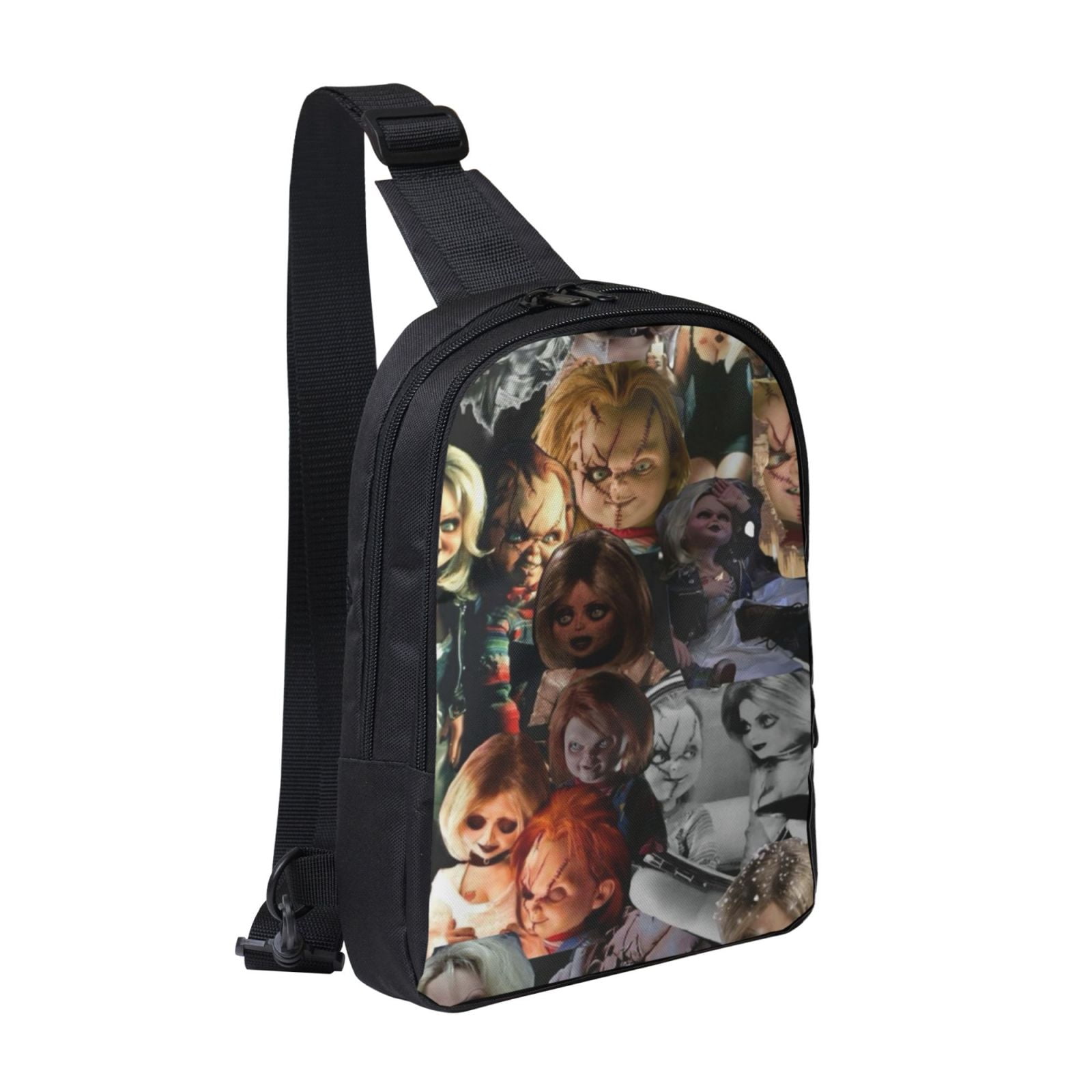 Character Chucky Pattern Chest Bag Diagonally Crossbody Sling Bag ...