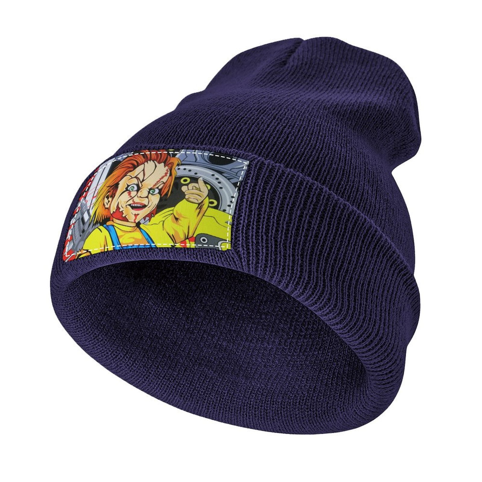 Character Chucky Stretchable Knitted Beanie Hat Daily Winter Thermal ...