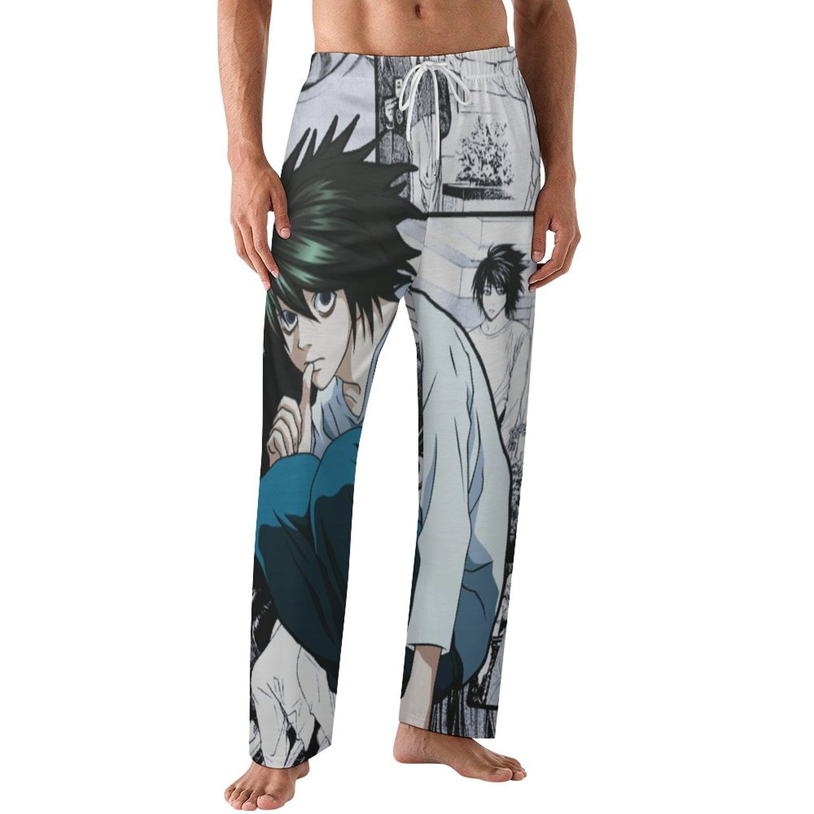 Character Death Note Mens Pajama Pants Cozy Soft Lounge Sleep Pajamas ...