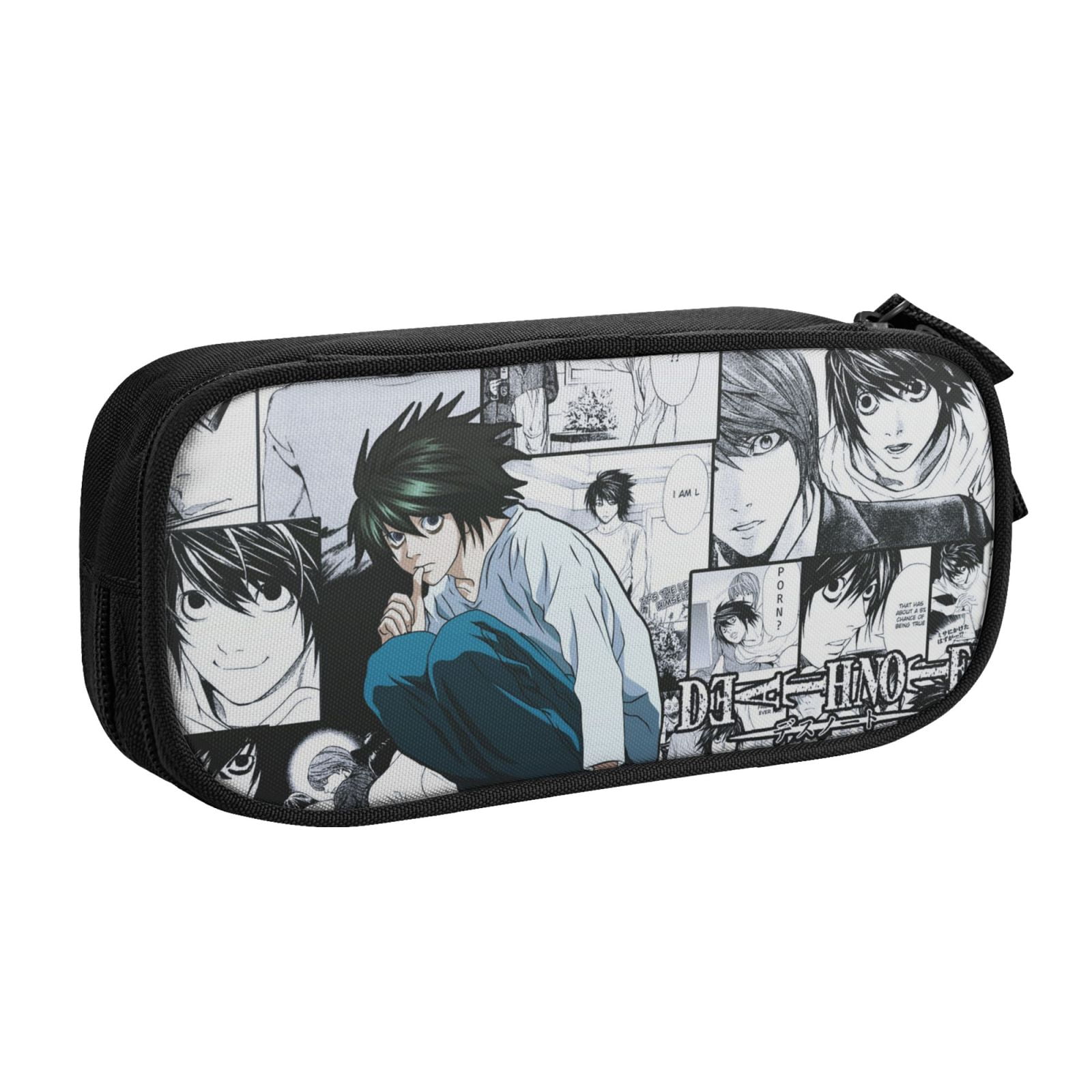 Character Death Note Pencil Case Large Capacity Pencilcase Double-layer ...