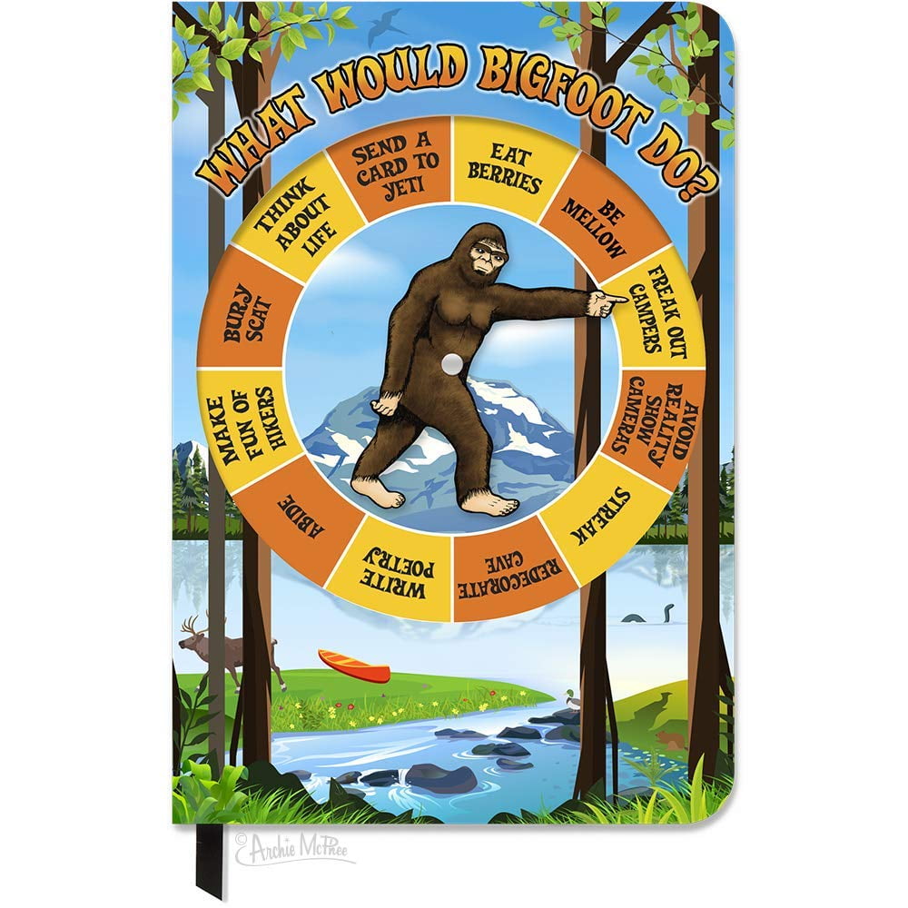 Character Goods - Archie McPhee - Bigfoot Spinner Notebook New 12853 ...