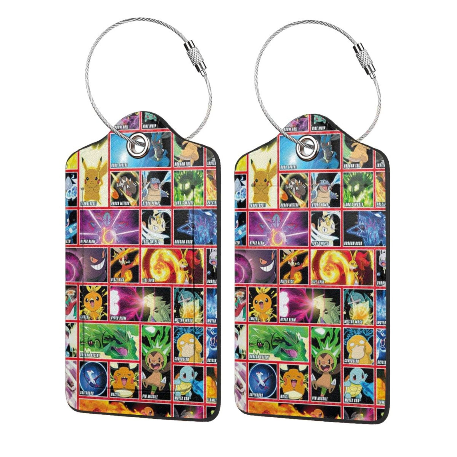 Character Grid - The Moves Pokemon Luggage Tags for Suitcases Travel ID ...