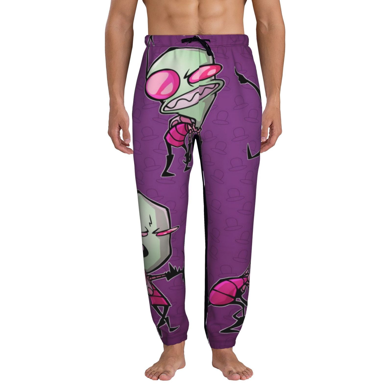 Character Invader Zim Mens Sweatpants Joggers Track Pants Casual Active Sports Trousers With
