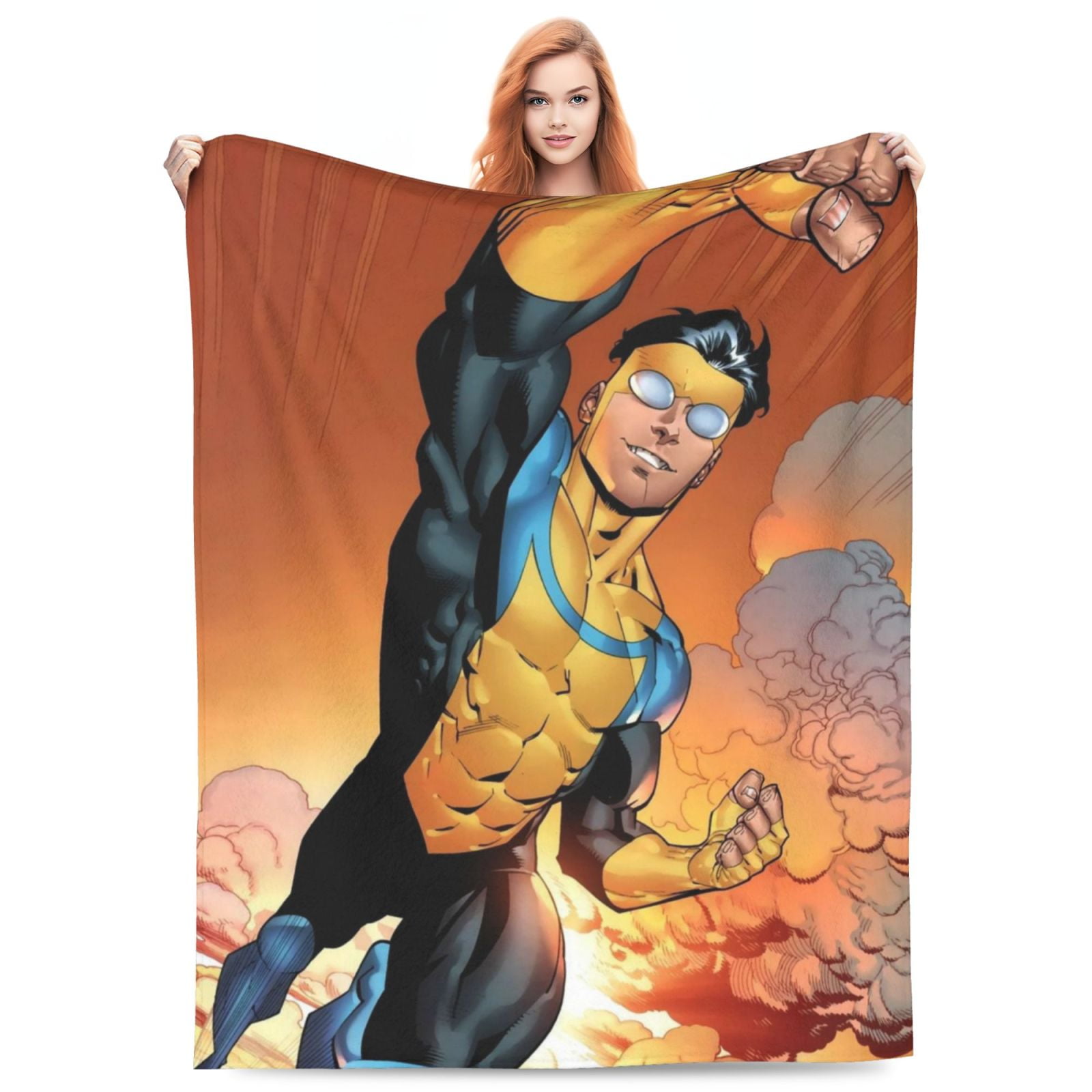 Character Invincible Flannel Blanket Ultra-Soft Micro Fleece Throw ...