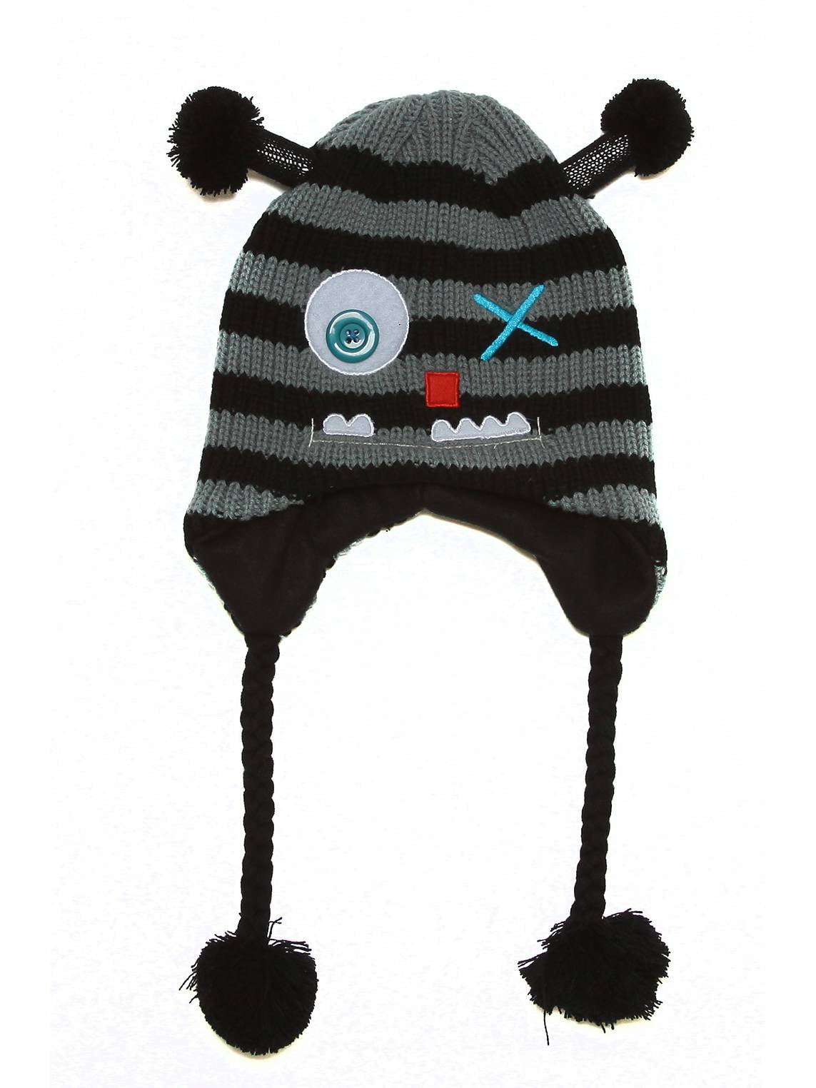 Character Knitted Laplander Cap - Monster Jr. - Walmart.com
