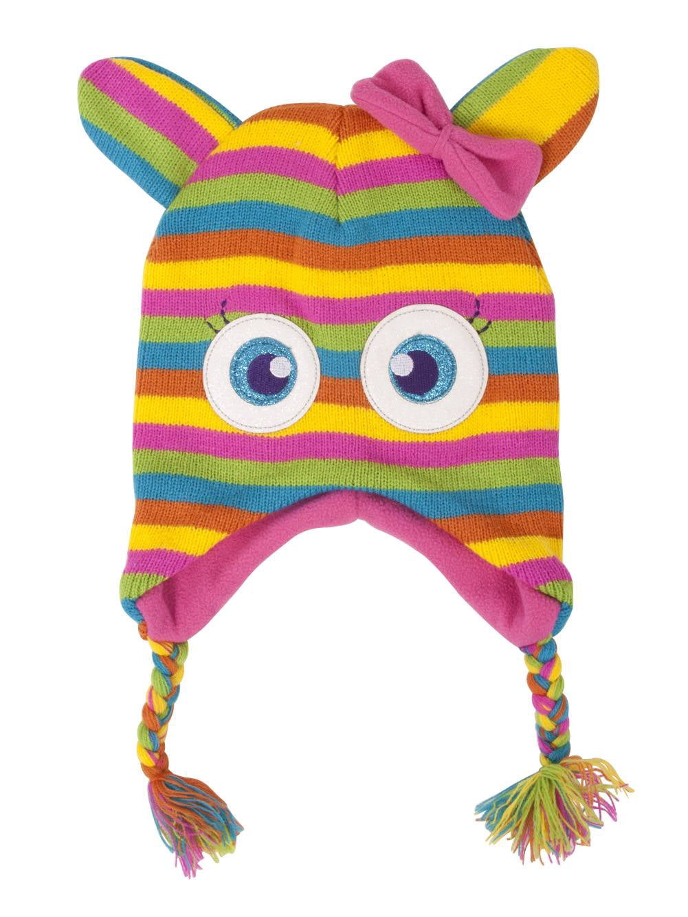 Character Knitted Laplander Cap - Rainbow - Walmart.com