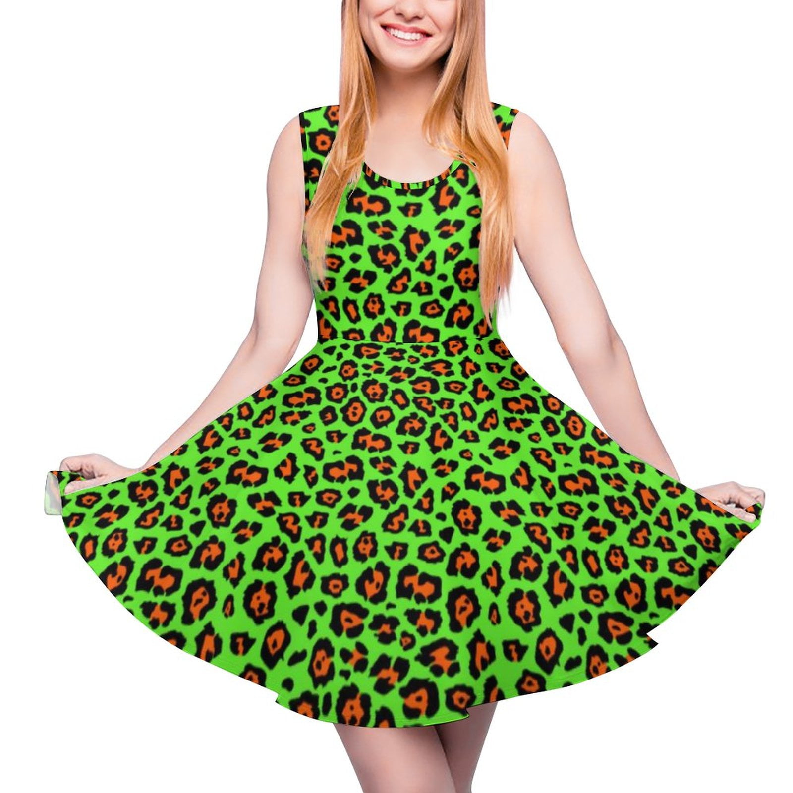 Character Lady Dress High Waist Cute Multi Ethnic Girl Casual Dresses ...