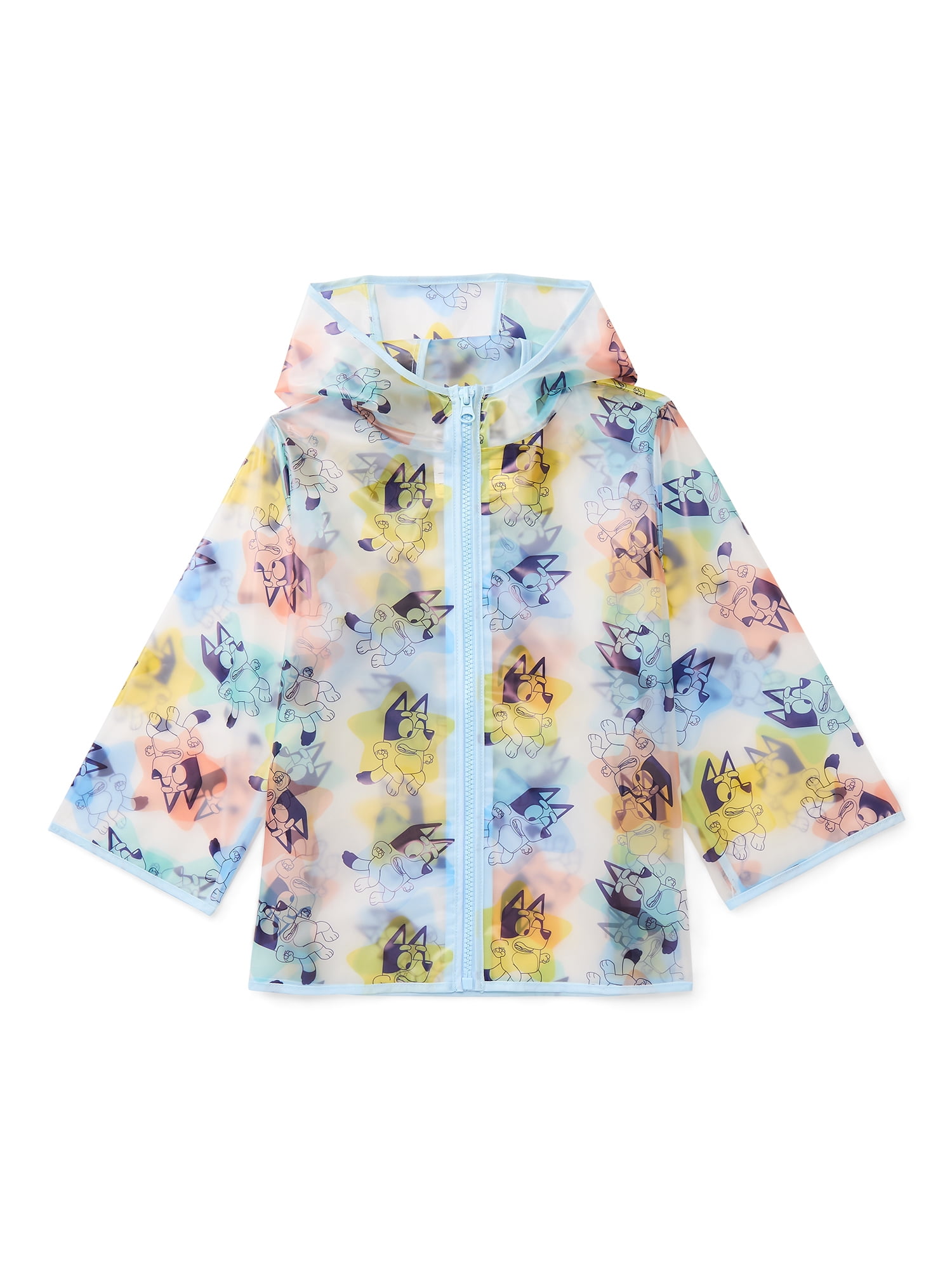 Character Toddler Clear Rain Jacket with Hood, Sizes 2T-5T - Walmart.com