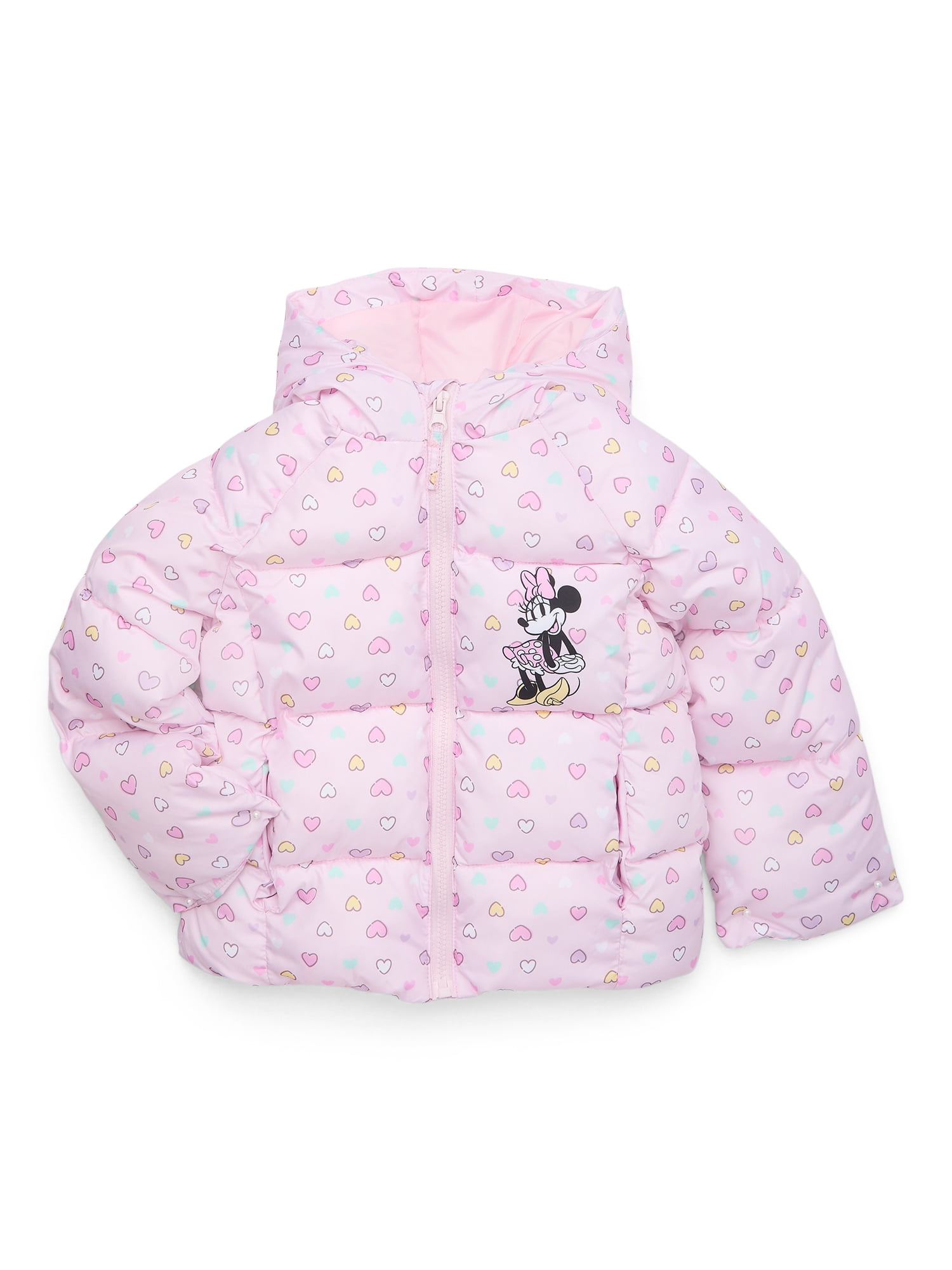 Character Mid- Weight Hooded Puffer Jacket, Sizes 2T-5T - Walmart.com
