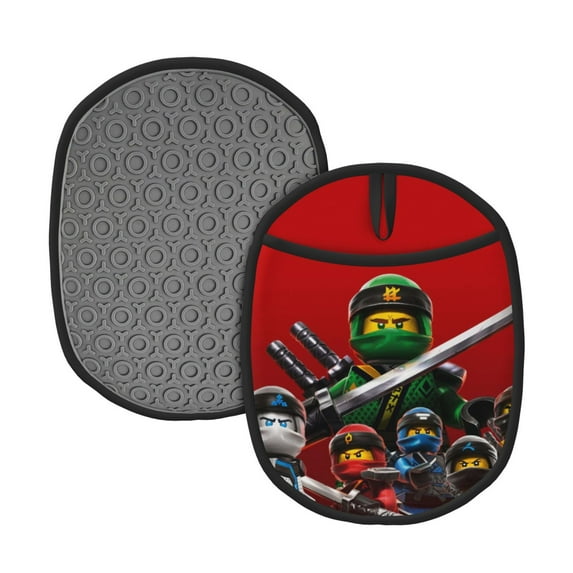 Character Ninjago Silicone Pot Mat Mitten Oven Mitts Pot Holder Heat ...
